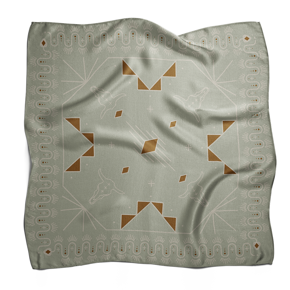 Sage Lost Desert Scarf – Allie Falcon